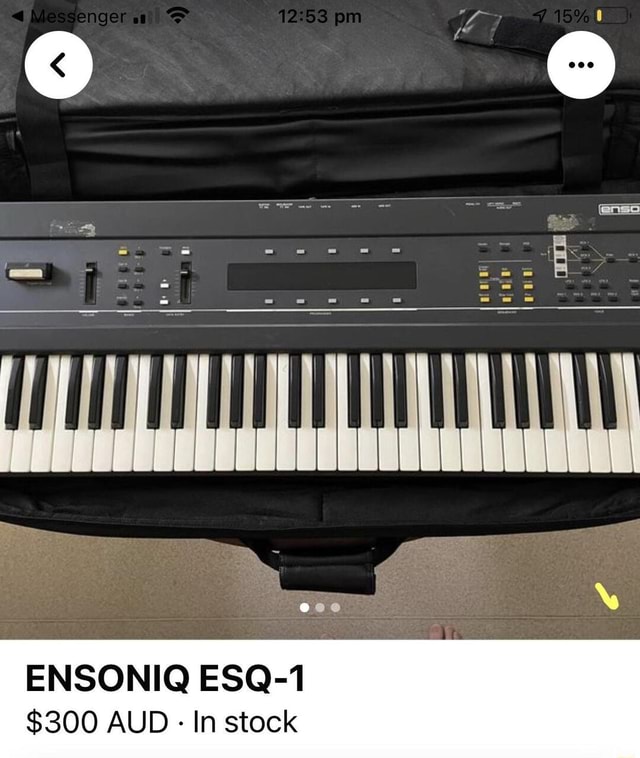 Bought a ‘Broken’ 80’s Analog Ensoniq ESQ-1 on Marketplace… turns out ...