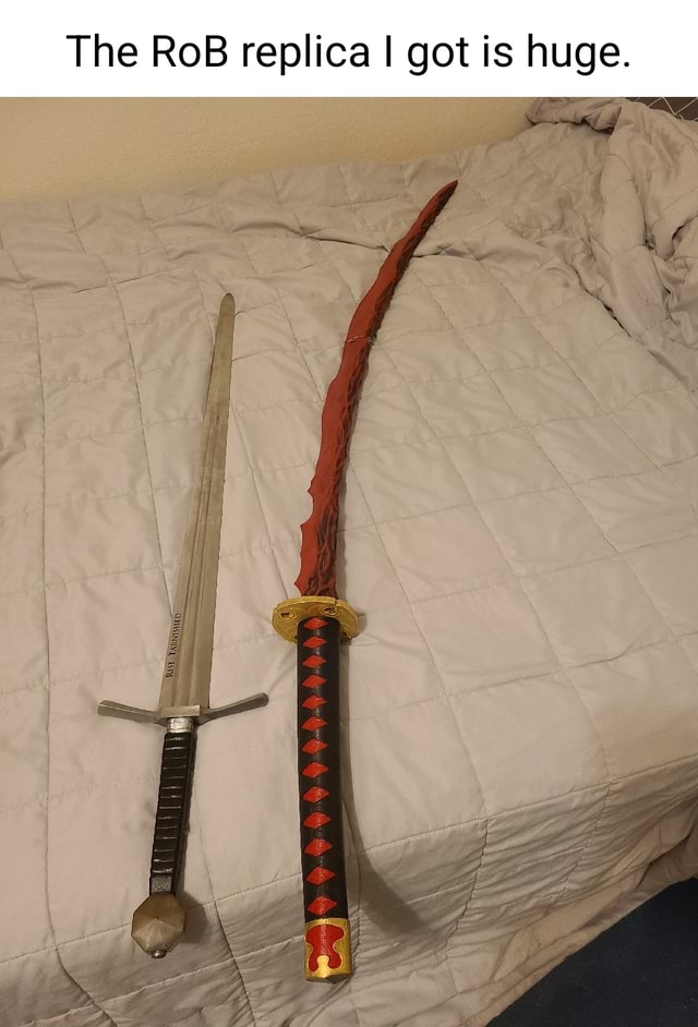 The RoB replica I got is huge. - iFunny