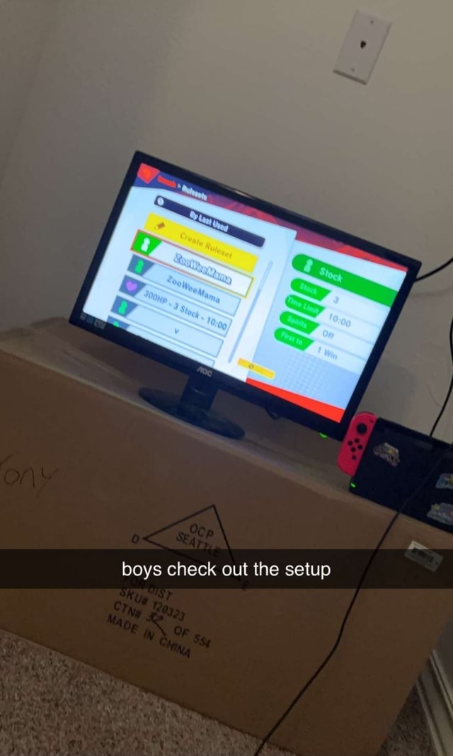 Boys check out the setup - iFunny
