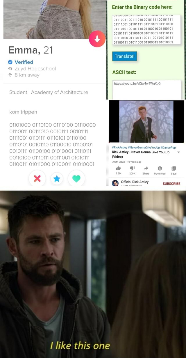 Enter the Binary code here: 01110101 00101111 0100 01110111 ASCII text ...