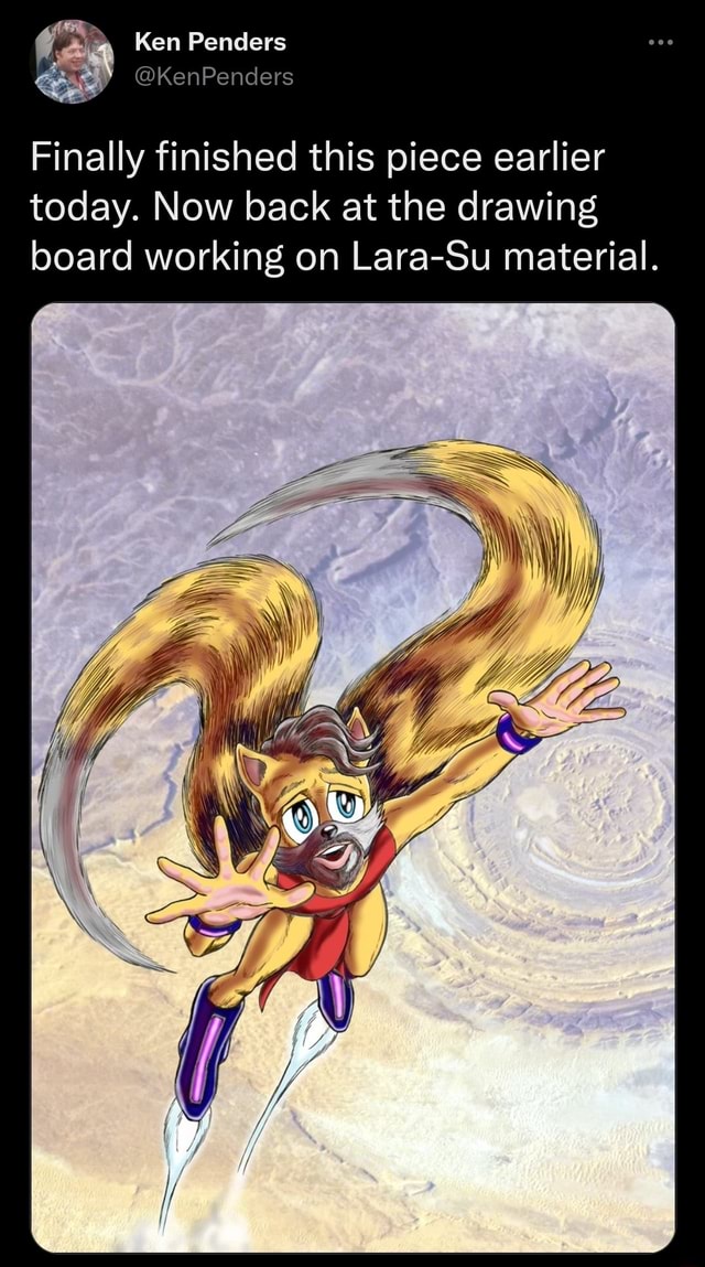 Ken Penders @KenPenders Finally finished this piece earlier today. Now ...