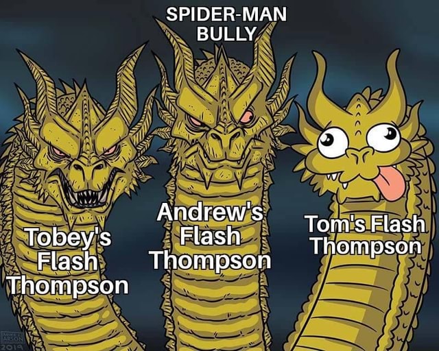 SPIDER-MAN BULLY AX Andrew's Tobey's Flash Thompson Flash Thompson ...