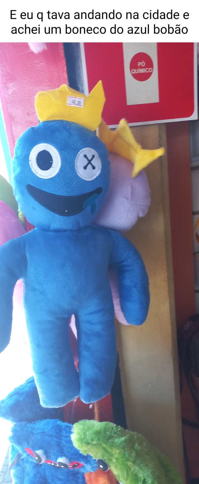 E eu q tava andando na cidade e achei um boneco do azul bobão - iFunny ...