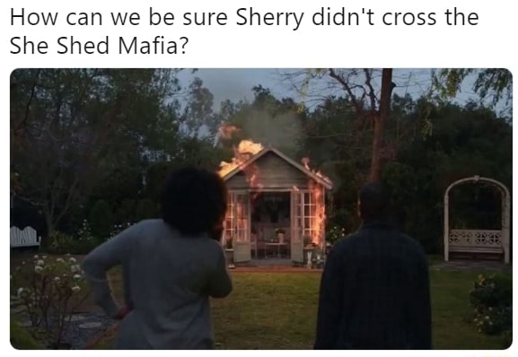 How can we be sure Sherry didn't cross the She Shed Mafia? r - iFunny ...