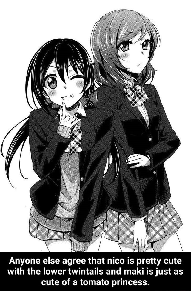 Anyone else agree that nico is pretty cute with the lower twintails and ...