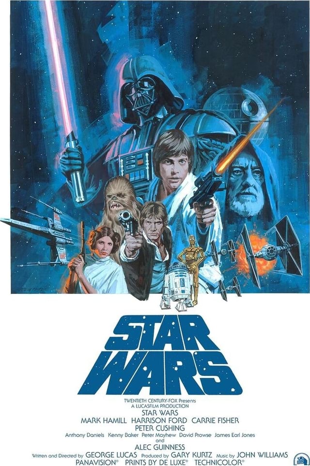 STAR WARS MARK HAMILL HARRISON FORD CARRIE FISHER PETER CUSHING Anthony ...