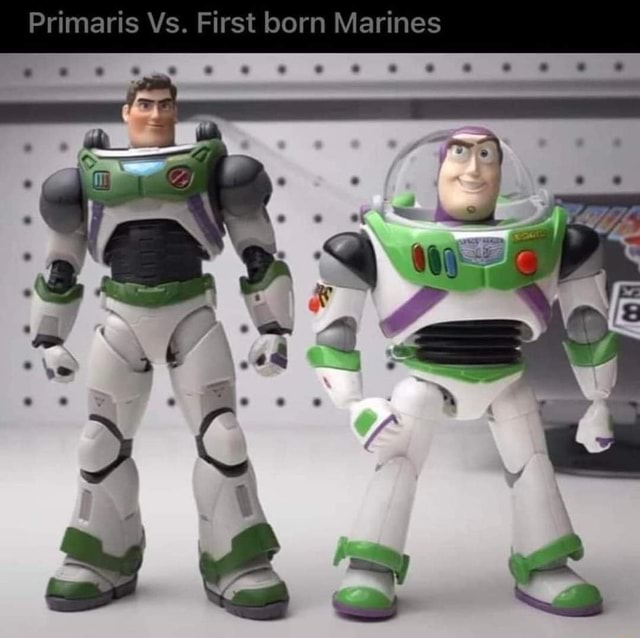 Primaris Vs. First born Marines - iFunny