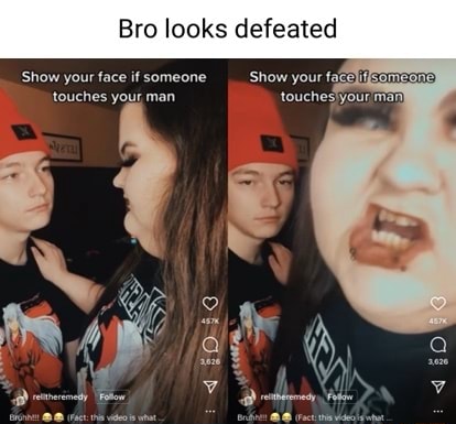 Bro looks defeated Show your face ifsomeone _ Show your fatelifpemeone ...