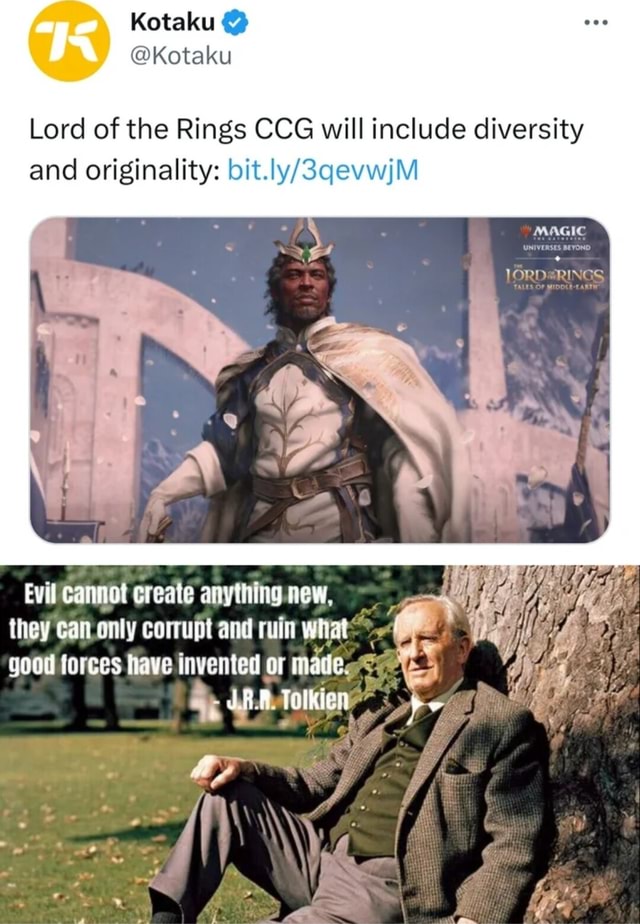 Lord of the Rings CCG will include diversity and originality: I MAGIC ...