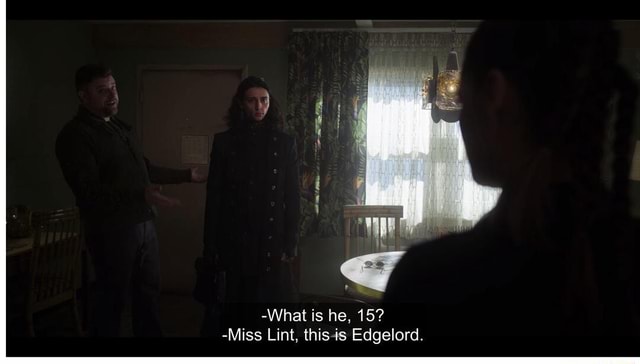 The Tick - -What is he, 15? -Miss Lint, this is Edgelord. - iFunny