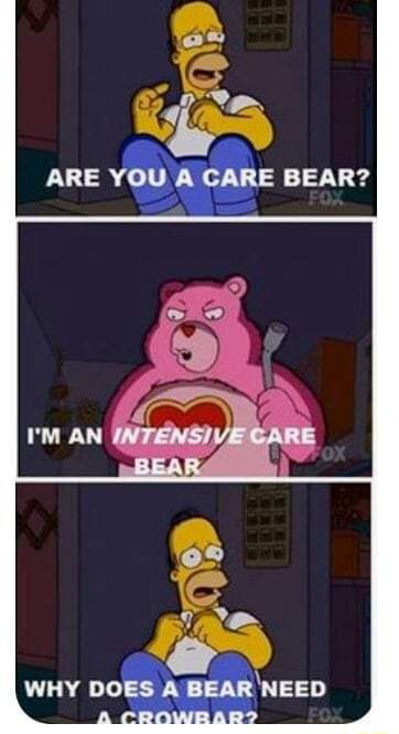 ARE YOU A CARE BEAR? WHY DOES A'BEAR NEED AR OR - iFunny