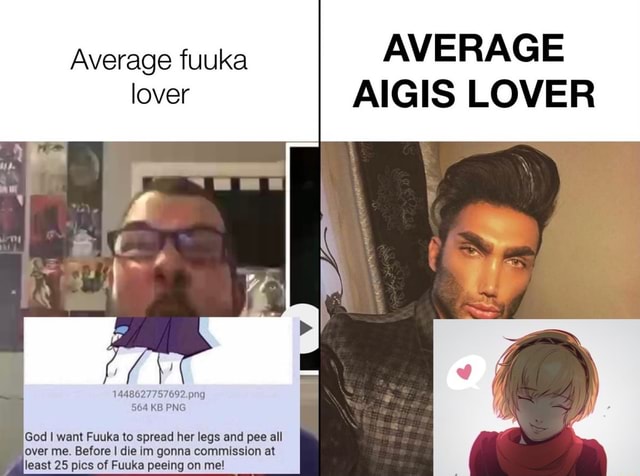 Average fuuka AVERAGE lover AIGIS LOVER 1448627757692.png KB PNG God I ...