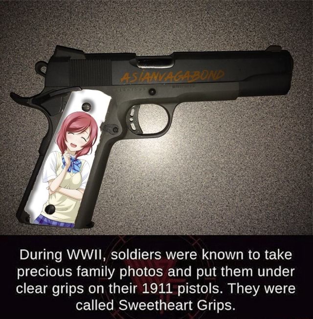 During WWII, soldiers were known to take precious family photos and put ...