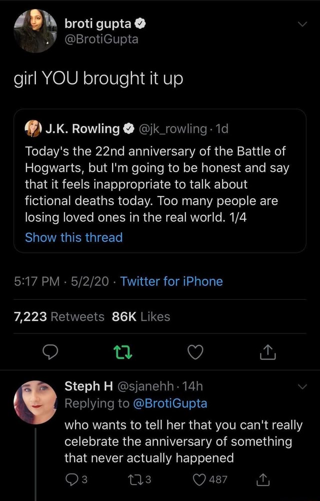 Broti gupta @ girl YOU brought it up Today's the 22nd anniversary of ...