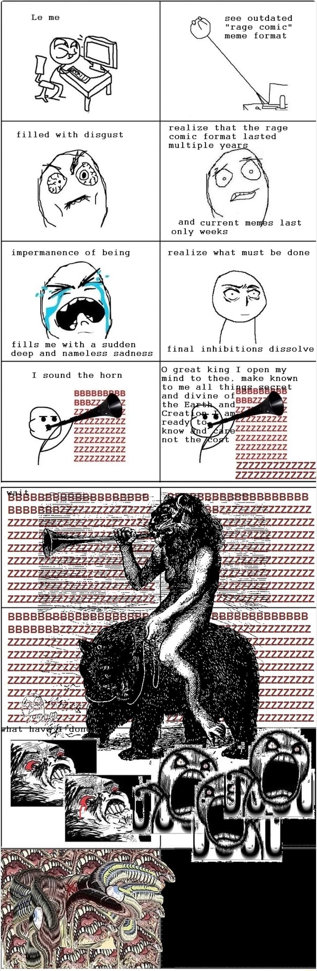 See outdated "rage comic" meme format realize that the rage comic ...