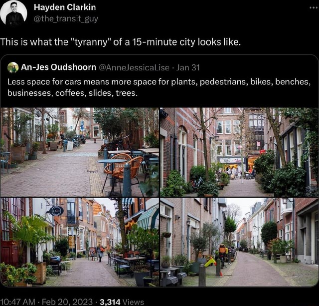 Hayden Clarkin @the transit_guy This is what the "tyranny" of a 15 ...