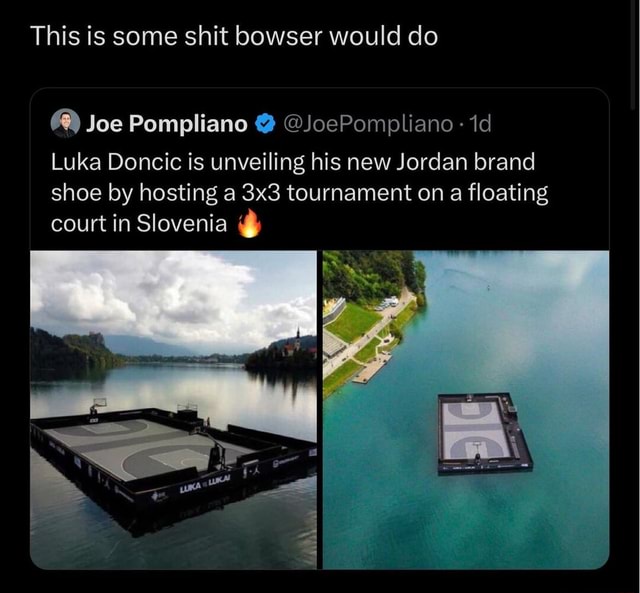 This is some shit bowser would do Joe Pompliane @JoePompliano Luka ...