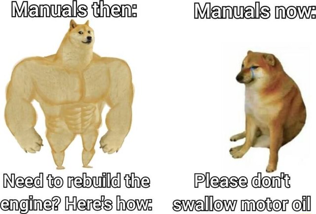 Manuals tine Manuals Need to rebuild the engine? Here's howe swallow ...