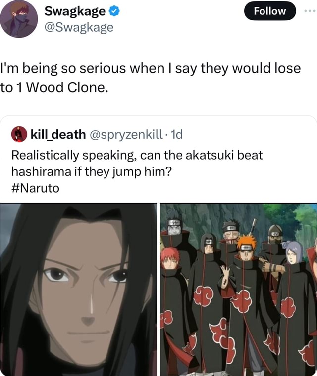 Swagkage @Swagkage I'm being so serious when I say they would lose 1 to ...