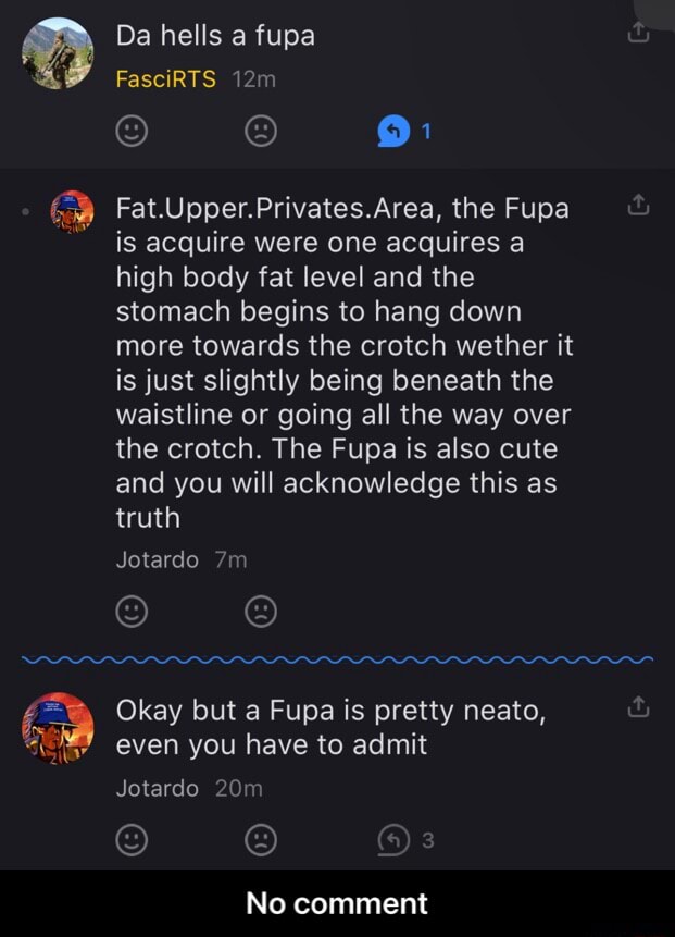 Da hells fupa FasciRTS Fat.Upper.Privates.Area, the Fupa is acquire ...