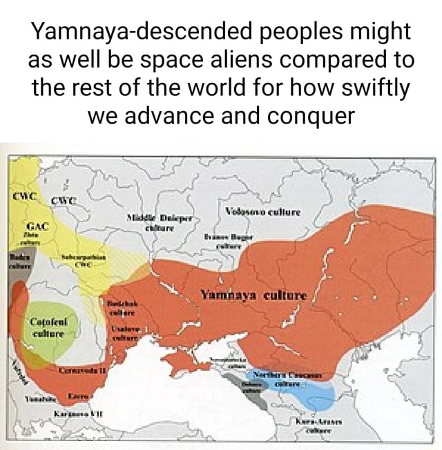 Yamnaya-descended peoples might as well be space aliens compared to the ...