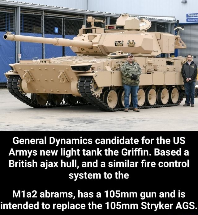 General Dynamics candidate for the US Armys new light tank the Griffin ...