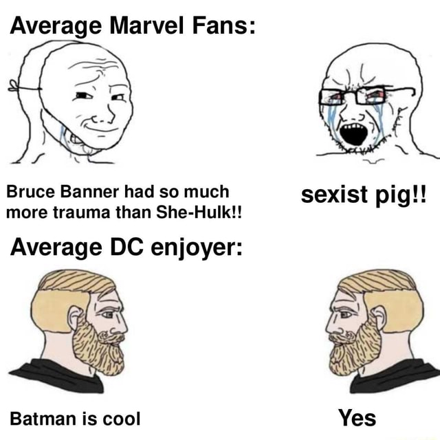 Average Marvel Fans: Bruce Banner had so much more trauma than She-Hulk ...