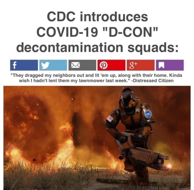 CDC introduces COVID-19 "D-CON" decontamination squads: "They dragged ...