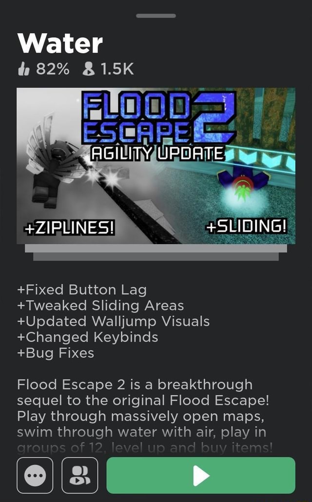 Flood Escape 2 when it was... april foolified ? - Water 82% &1.5K ...