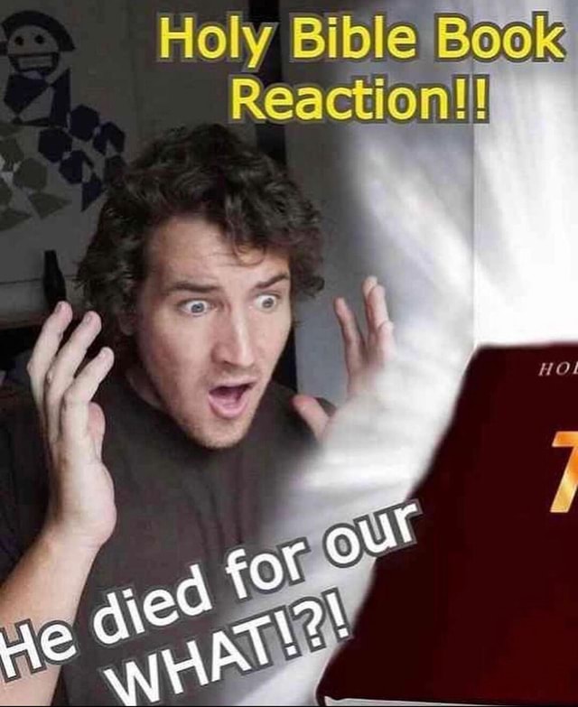 Holy Bible Book Reaction!!! - iFunny