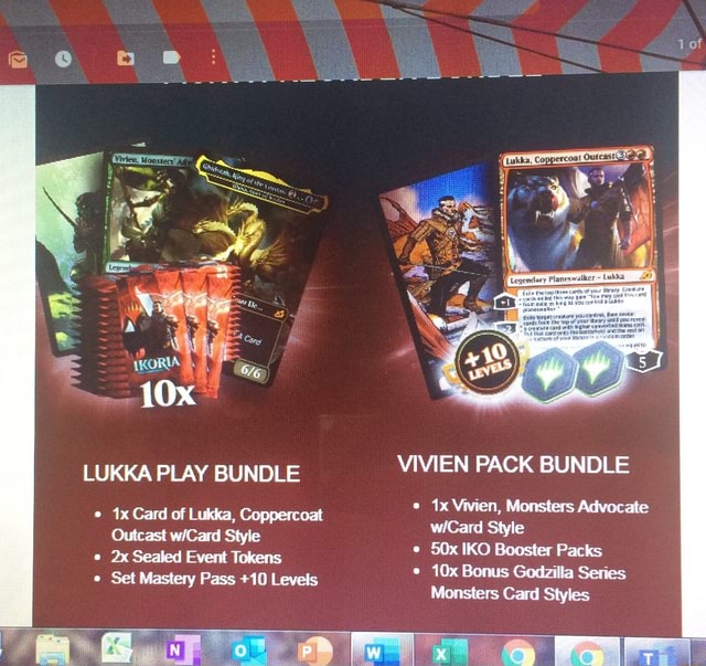 1x Card of Lukka, Coppercoat 1x Vivien, Monsters Advocate Outcast ...