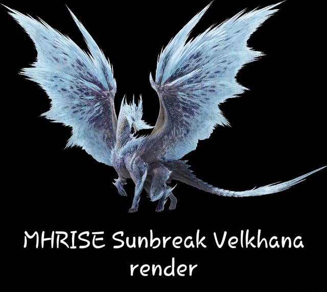 MHRISE Sunbreak Velkhana render - iFunny