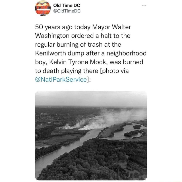 Old Time DC @OldTimeDC 50 years ago today Mayor Walter Washington ...