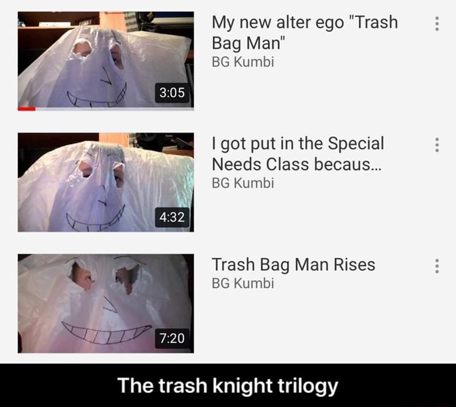The trash knight trilogy - The trash knight trilogy - iFunny