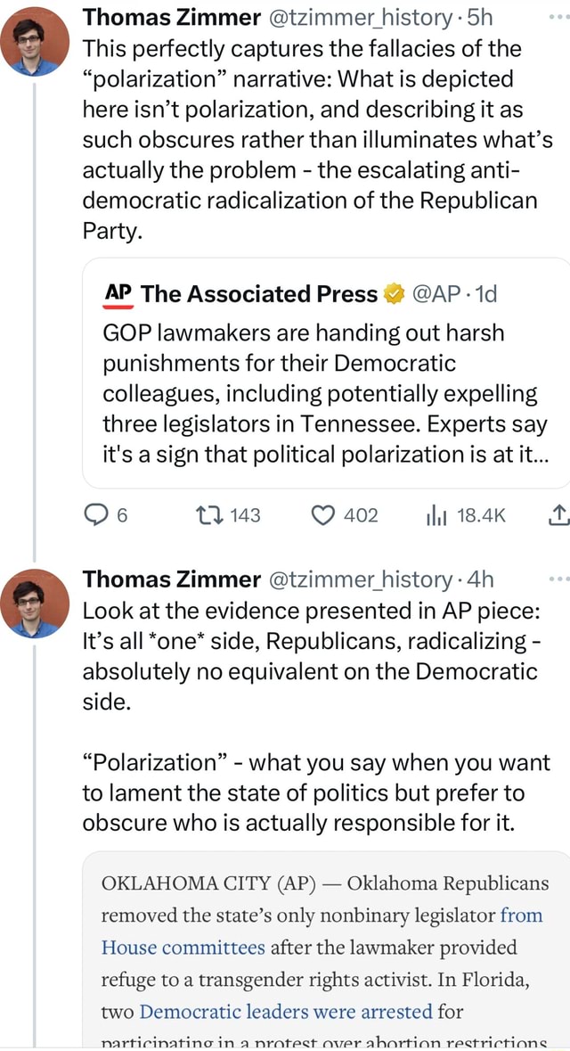 Thomas Zimmer @tzimmer history Sh This perfectly captures the fallacies ...