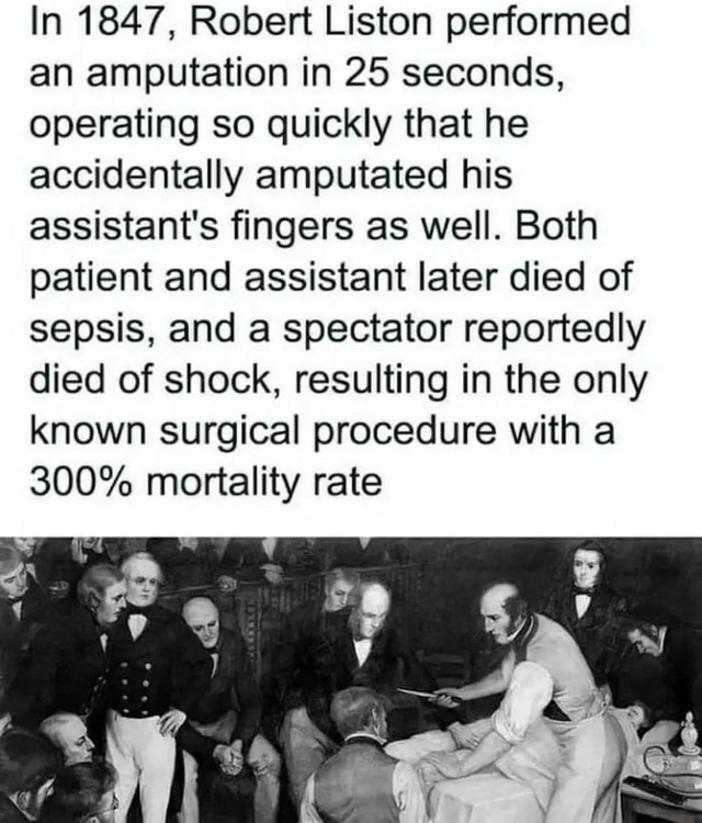 Old timey doctors were wildin ...