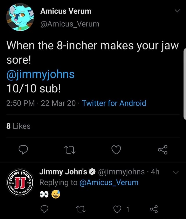 When the 8-incher makes your jaw - iFunny