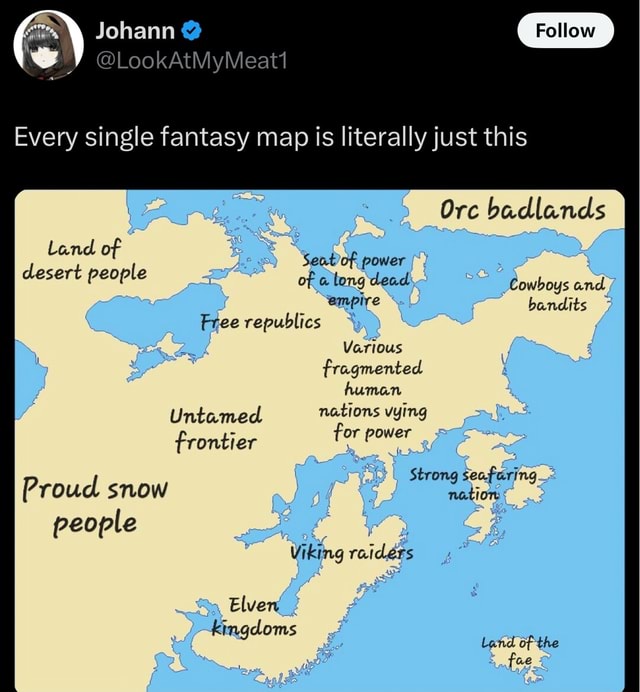 Johann Every single fantasy map is literally just this Orc badlands ...