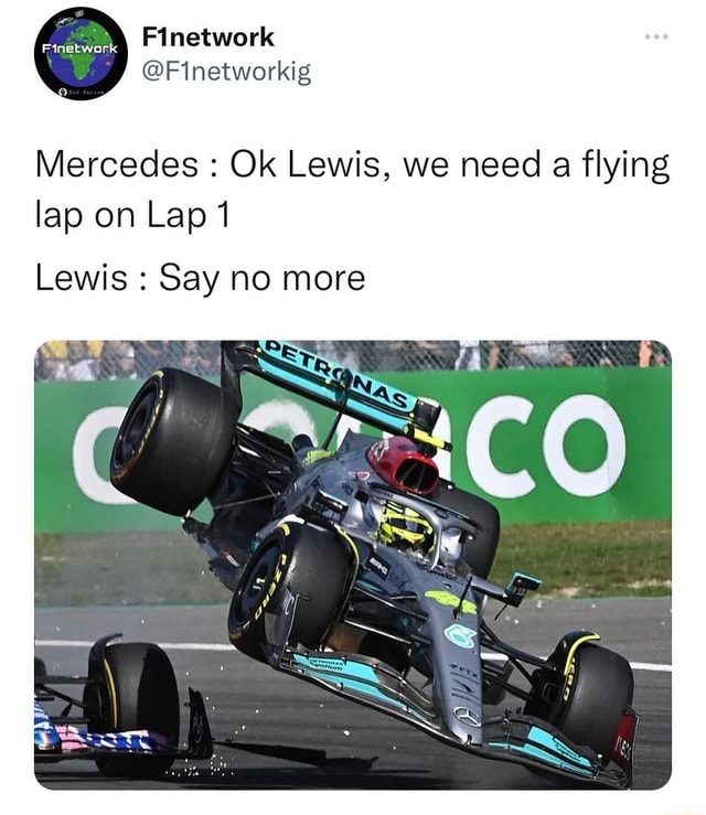 Lewis taking porpoising to the next level . . Link in bio for F1 phone ...