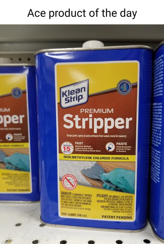 Ace product of the day PREMIUM Stripper Strips paint, epoxy ...