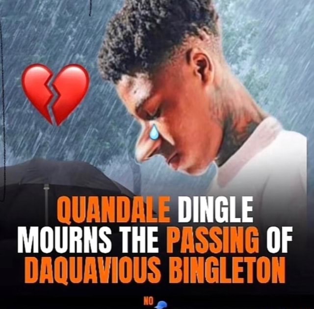 QUANDALE DINGLE MOURNS THE PASSING OF DAQUAVIOUS BINGLETON - iFunny