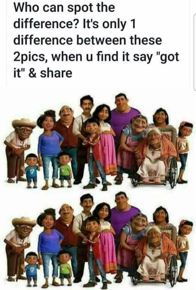 Who can spot the difference? It's only 1 difference between these 2pics ...