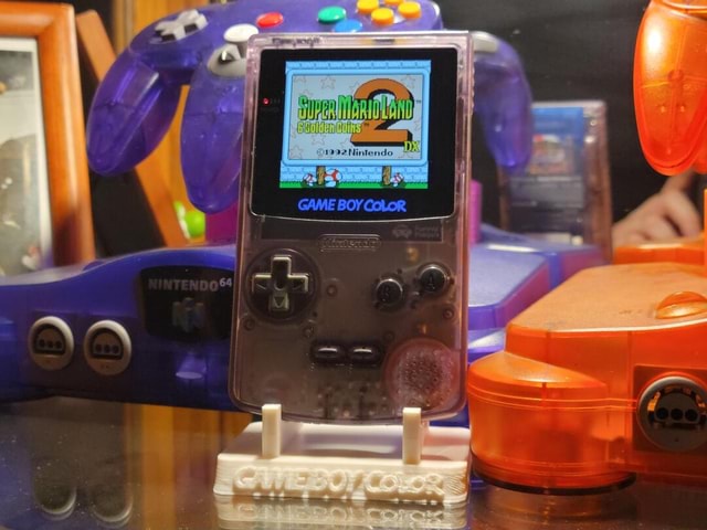 Custom Atomic Purple GBC - iFunny