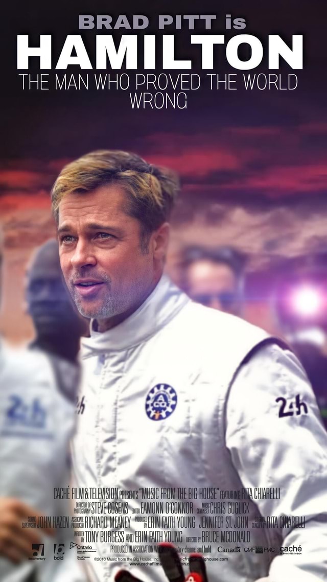 BRAD PITT is HAMILTON THE MAN WHO PROVED THE WORLD WRONG FROM THE HO GU ...