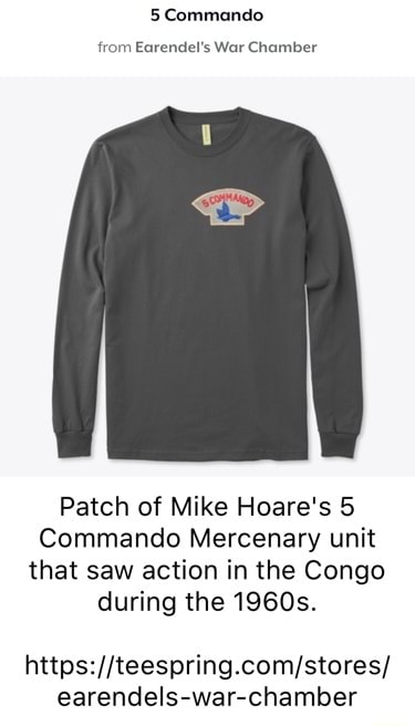 5 Commando from Earendel's War Chamber Patch of Mike Hoare's 5 Commando ...