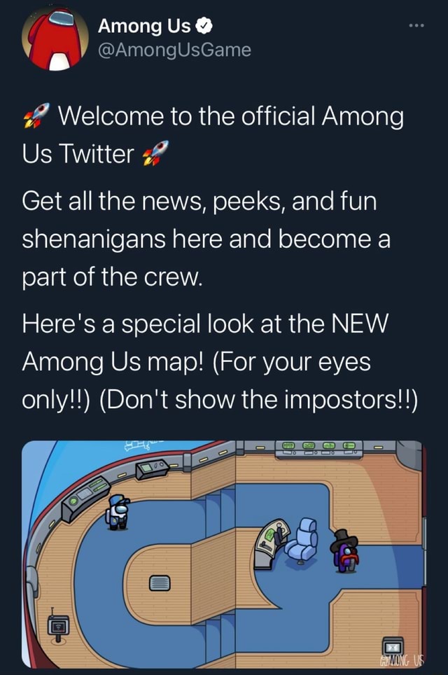 Among Us @ @AmongUsGame Welcome to the official Among Us Twitter Get ...