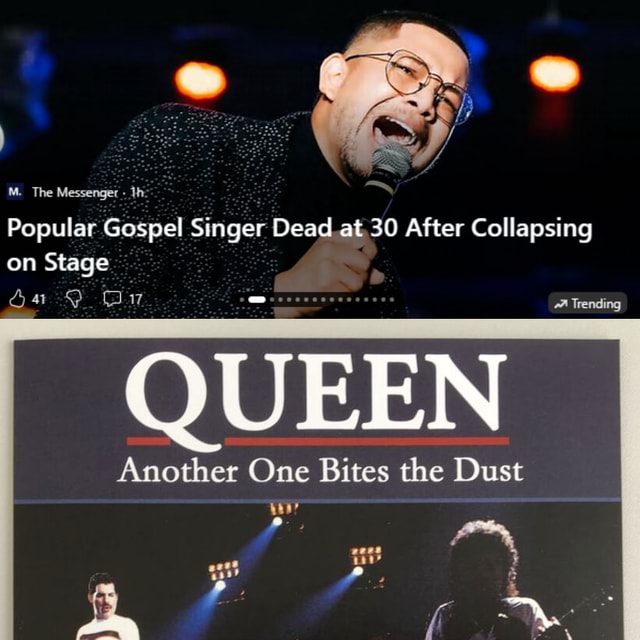 M. The Messenget Popular Gospel Singer Dead at 30 After Collapsing on ...