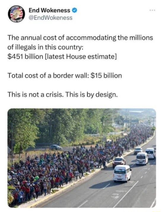 End Wokeness @EndWokeness The annual cost of accommodating the millions ...