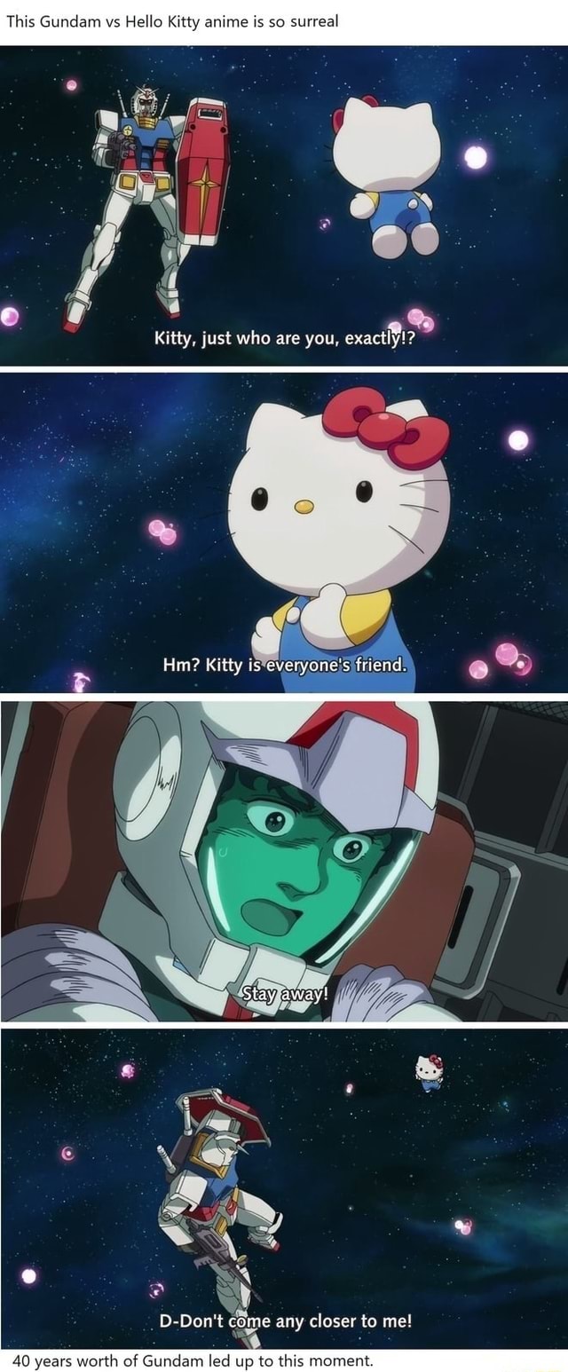 This Gundam vs Hello Kitty anime is so surreal Kitty, just who are you ...