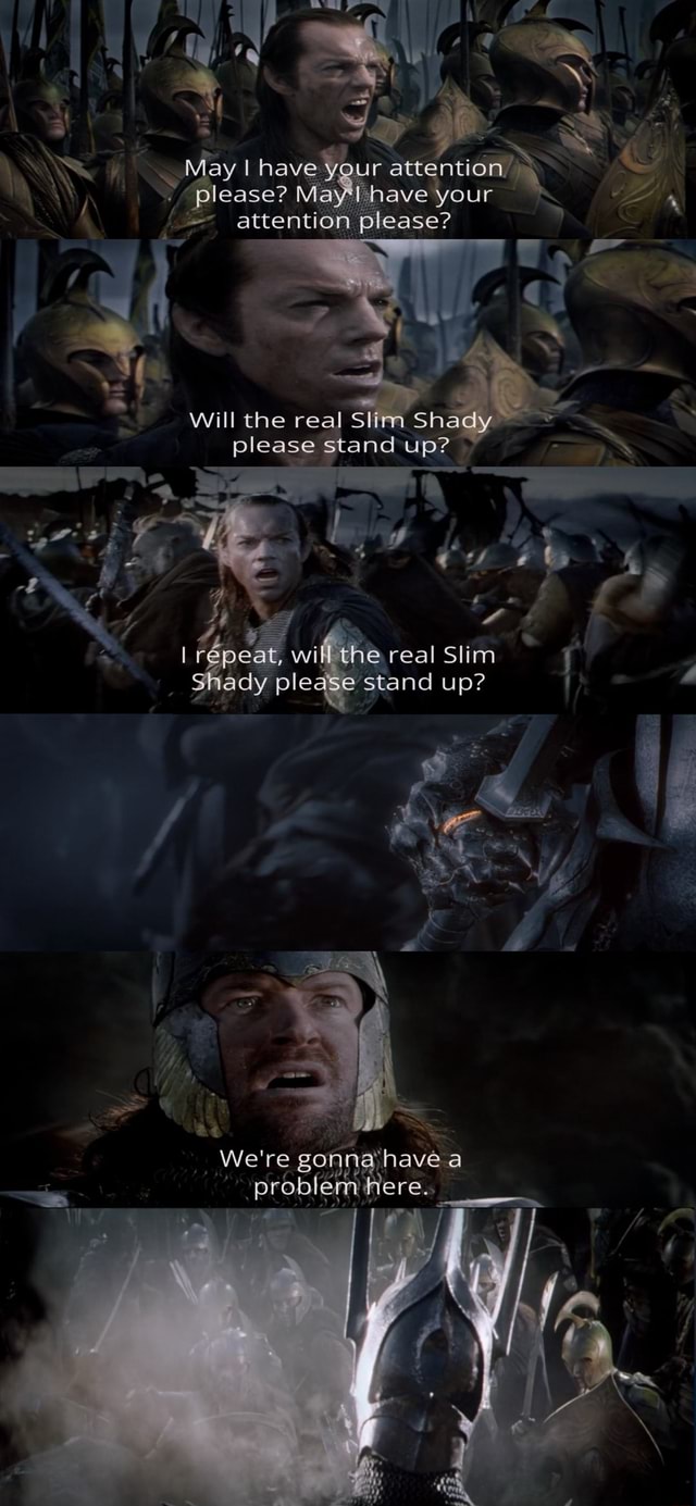 PS May I have your attenti lease? your attention please? Will the real ...